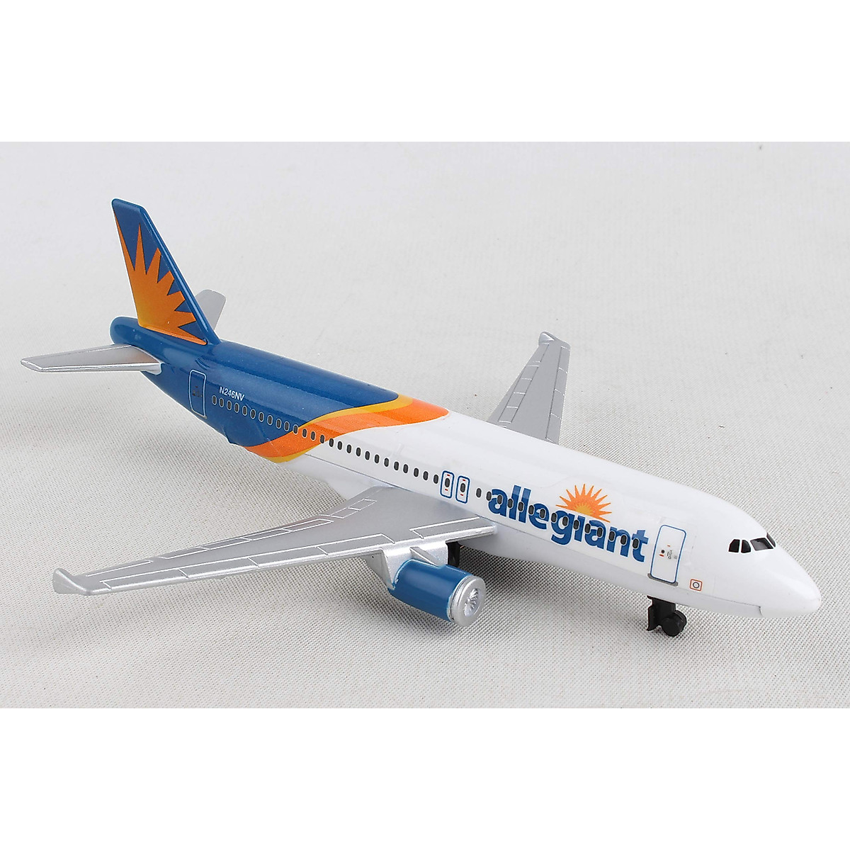 Daron Allegiant Air Airport Playset with Die-Cast Metal Model Airplane with Plastic Parts, Cars and Transportation Toys for Kids Ages 3+
