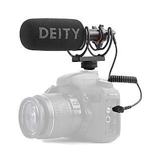 Deity V-Mic D3 Pro Super-Cardioid Directional Shotgun Microphone with Rycote Shockmount for DSLRs, Camcorders, Smartphones, Handy Recorders, Laptop and Bodypack Transmitters, W/Pergear Windscreen