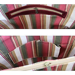 Floto Taormina Bag in Italian Calfskin Leather - handbag, shoulder bag, hobo (Tuscan Red)