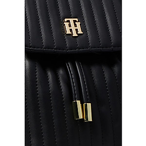 Tommy Hilfiger Luisa Mini Backpack-Quilt PVC Black One Size