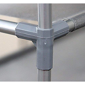 Home Basics Multipurpose 12 Pair Non-Woven Free-Standing Shoe Rack (4-Tier)