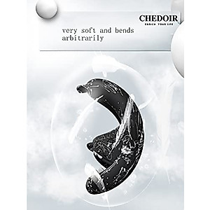 HUAZUMEI Cute Cartoon Shark Slippers,Quick Drying Slippers, Bathroom Slippers Gym Slippers Soft Sole Open Toe House Slippers for Men and Women EVA Platform Black White36-37, 6-7 Women/5-6 Men