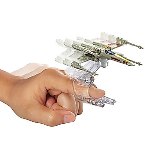 Hot Wheels Star Wars Starship X-Wing Skywalker Vehicle, Red