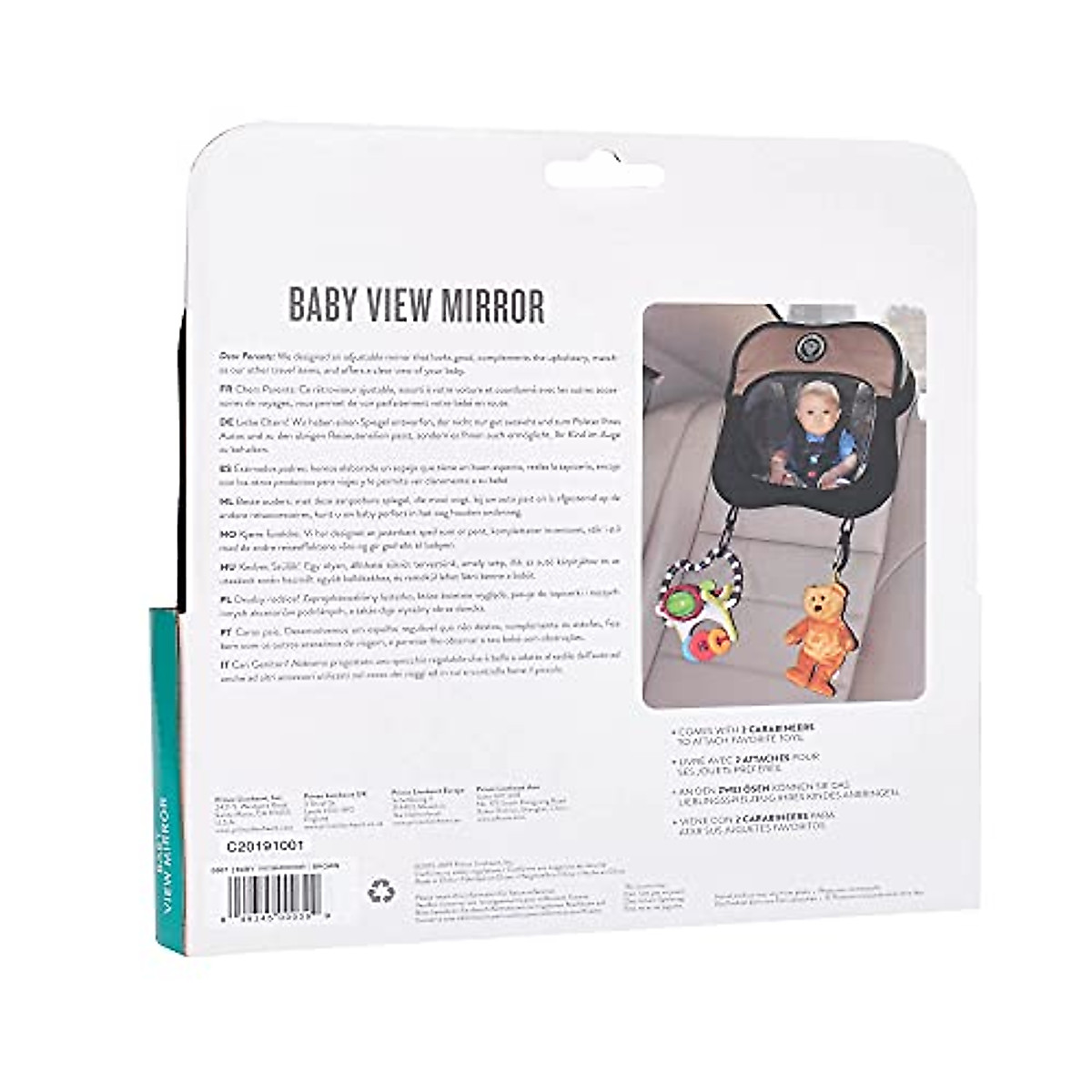 Prince Lionheart Child View Mirror, Black