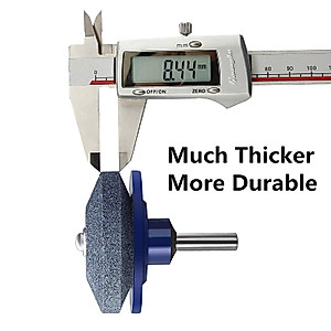 4 PCS Lawn Mower Blade Sharpener Universal Multi-Sharp Rotary Lawnmower Sharpen for Power Drill Hand Drill and Lawn Mower Blade Balancer