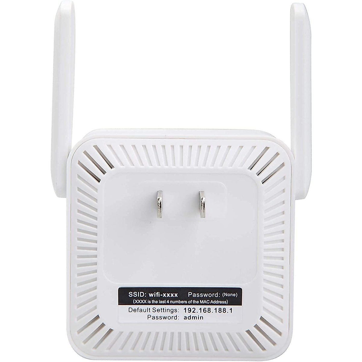 Extendtecc WiFi Booster Wireless WiFi Extender Signal Booster 300Mbps, WiFi Repeater Wireless Signal Booster 2.4 GHz Dual Band 4 Antennas 360° Full Coverage Internet Extender