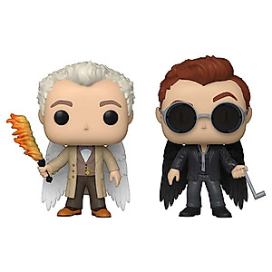 POP Funko TV Good Omens Aziraphale & Crowley Specialty Series Figures, 2-Pack