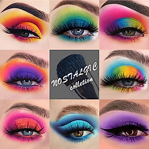 UCANBE Nostalgic Green Eyeshadow Palette - 48 Bright Bold Color Highly Pigmented Eye Shadow, Velvety Smooth Texture Matte Shimmer Glitter Eye Makeup Palletes