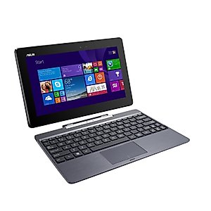 Asus T100TA-C1-GR-B Transformer Book Laptop (Windows 8.1, Intel A4 1.33 GHz Processor, 10.1 inches Display, SSD: 64 GB, RAM: 2 GB DDR3) Grey