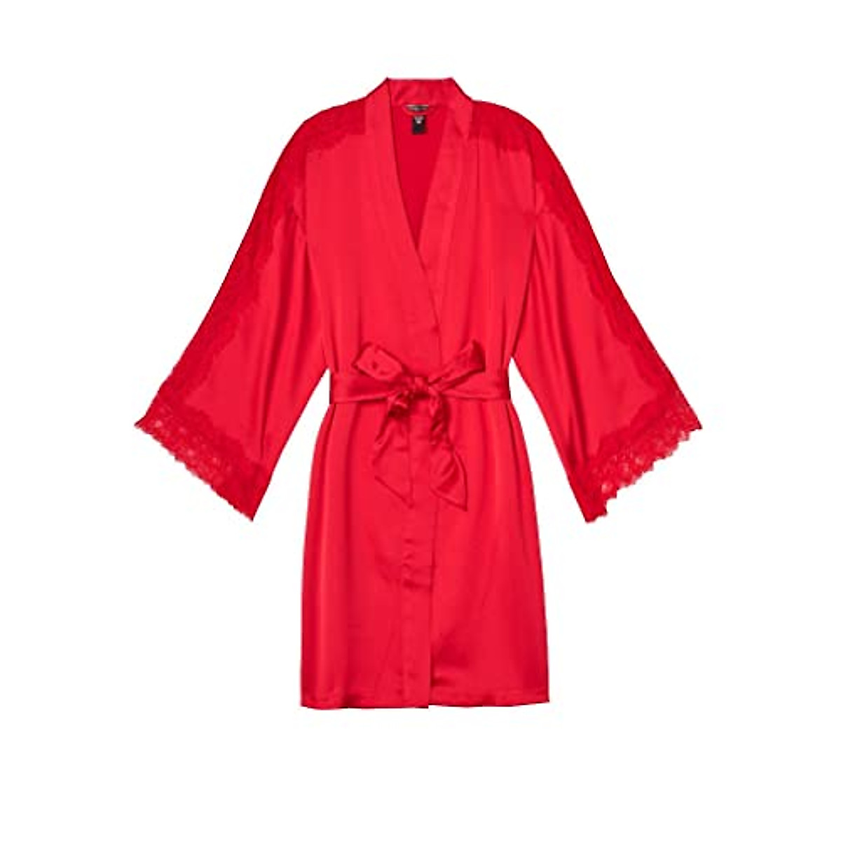 Victoria's Secret Lace Inset Robe, Lipstick, M/L