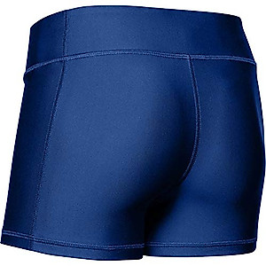 Under Armour Women's Team Shorty 3 , Royal Blue (400)/White , Small
