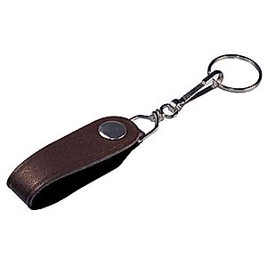 Hillman 703178 Leather Belt Hook with Snap, 5 Pack, Brown
