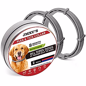 Flea and Tick Collar for Dogs, Flea and Tick Prevention for Dog, 27 Inch, 16 Month Protection, 2 Pack