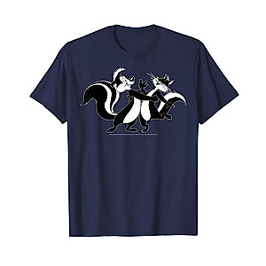 Looney Tunes Pepe Le Pew & Penelope Portrait T-Shirt