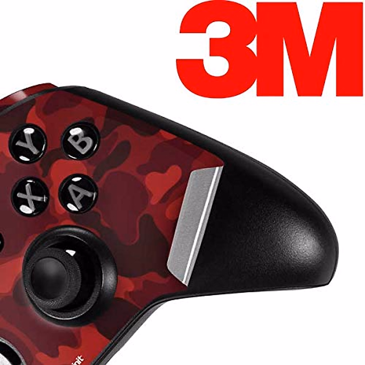 Skinit Decal Gaming Skin Compatible with Xbox One Elite Controller - Originally Designed Red Street Camo Design
