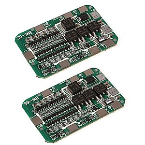 ACEIRMC 2pcs 6S 15A 24V Battery Protection Board for Li-ion Lithium 18650 Battery BMS Packs PCB Protection Board Integrated Circuits