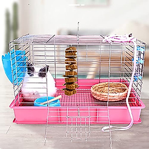 MUYG Bunny Carrot Cake Chew Toys,Rabbit Teeth Grinding Hanging Chinchillas Molar Toy Improve Dental Health Natural Apple Sticks for Guinea Pigs Rats Hamsters Gerbils(4 Packs)