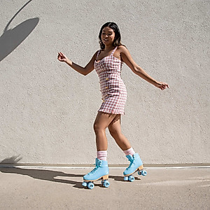 C SEVEN C7skates Cute Roller Skates for Girls and Adults (Aquamarine, Women's Women's 8 / Men's 7)