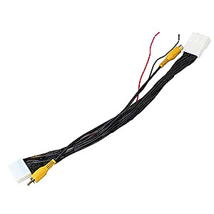 RED WOLF Car Radio T-Harness Retain Factory Reverse Backup Camera Wiring Adapter or Add Rear View Camera to OEM Stereo Nav/Display Compatible with Toyota 4-Runner Tacoma Sienna 2014-2019