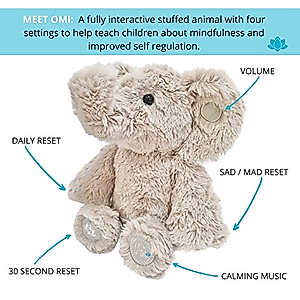 Omi The Elephant Meditation Toy - Learning Toys - Educational Toys - Mindfulness for Kids - Meditation Tools - Social Emotional Learning Toys - Mindful Kids - Calm Down Toy - Emotional Regulation Toys