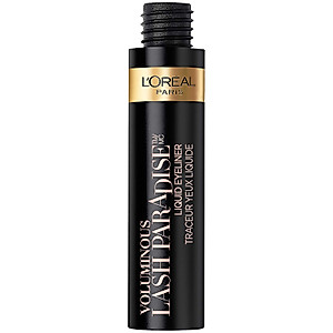 L'Oreal Paris Cosmetics Voluminous Lash Paradise Liquid Eyeliner, Black, 0.05 Fluid Ounce