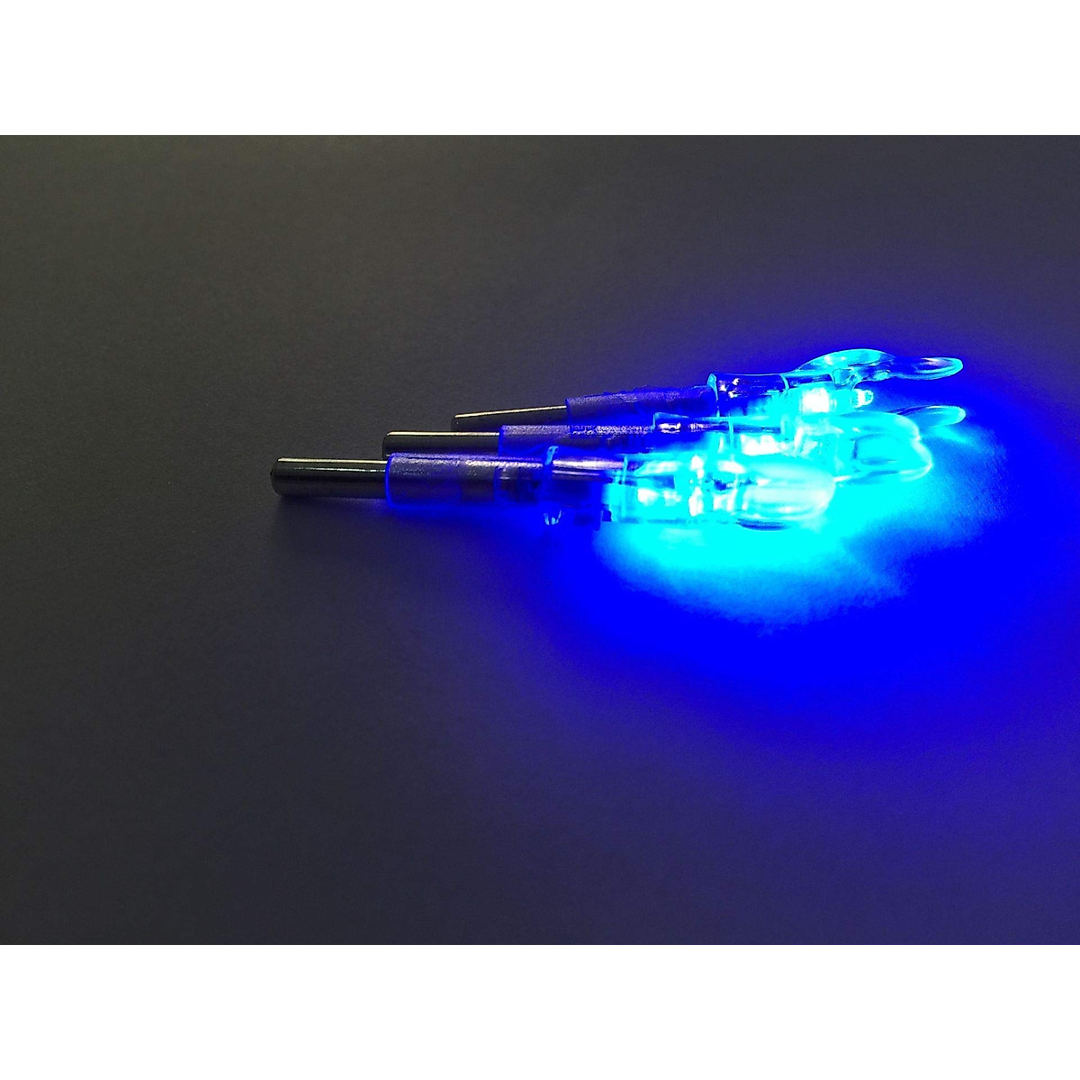 JIEXI HWYP Led Lighted Arrow Nocks for ID 4.2mm/165 for Victory Easton G-Uni shafts Pack of 6 (Blue)