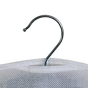 HANGERWORLD Breathable Shoulder Covers Clothes Dust Protectors for Closet Storage (10 Pack, White)