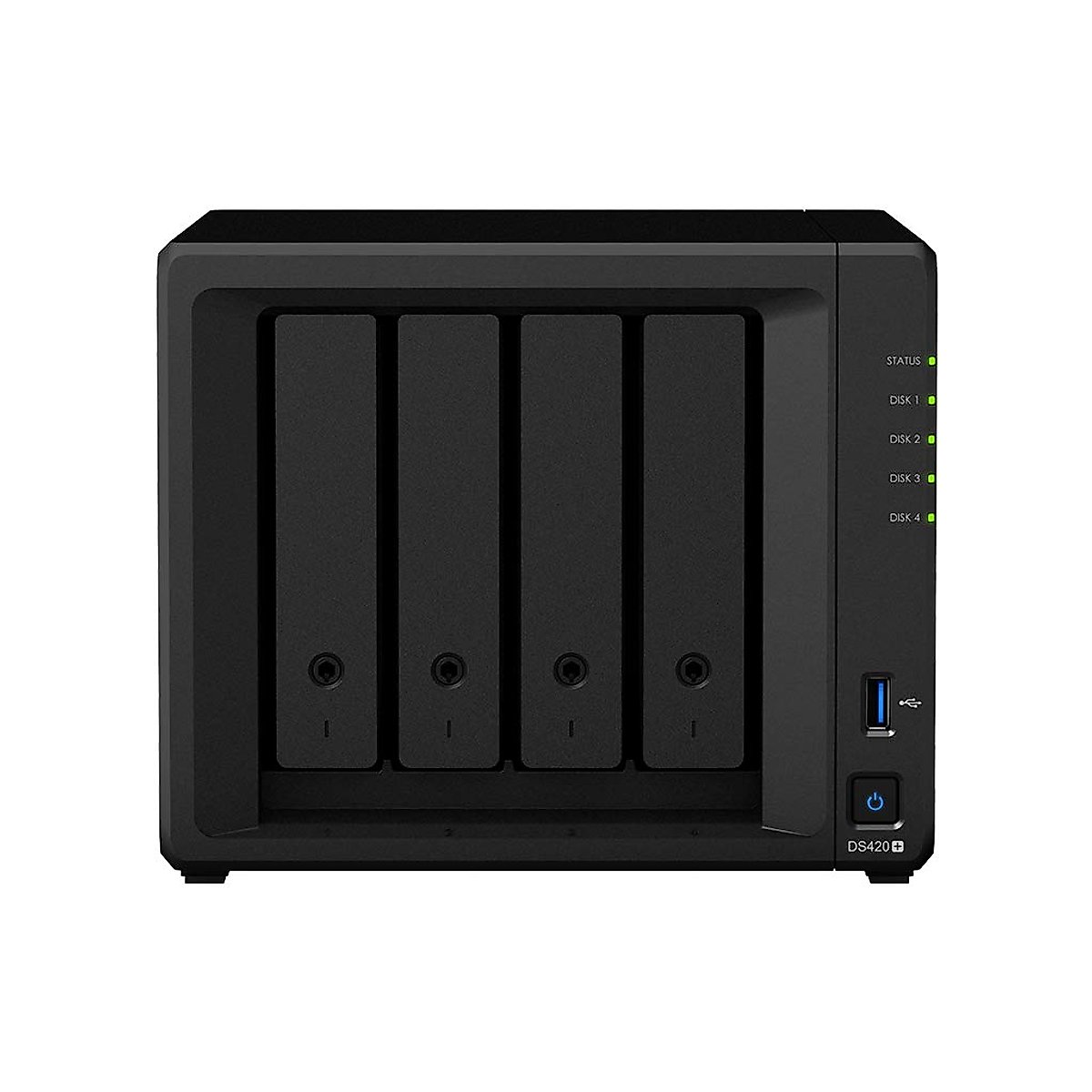 Synology DiskStation DS420+ NAS Server for Business with Celeron CPU, 6GB Memory, 16TB HDD Storage, DSM Operating System