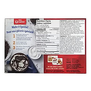 Nestle Carnation Cookies and Creme Hot Chocolate Mix, 7 x 25g/0.9 oz. Sachets (Imported from Canada)