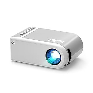 Mini Projector, Portable Outdoor Movie Projector 1080P Supported, Home Theater Video Projector Compatible with iOS/Android/TV Stick/HDMI/USB/PC/Laptop