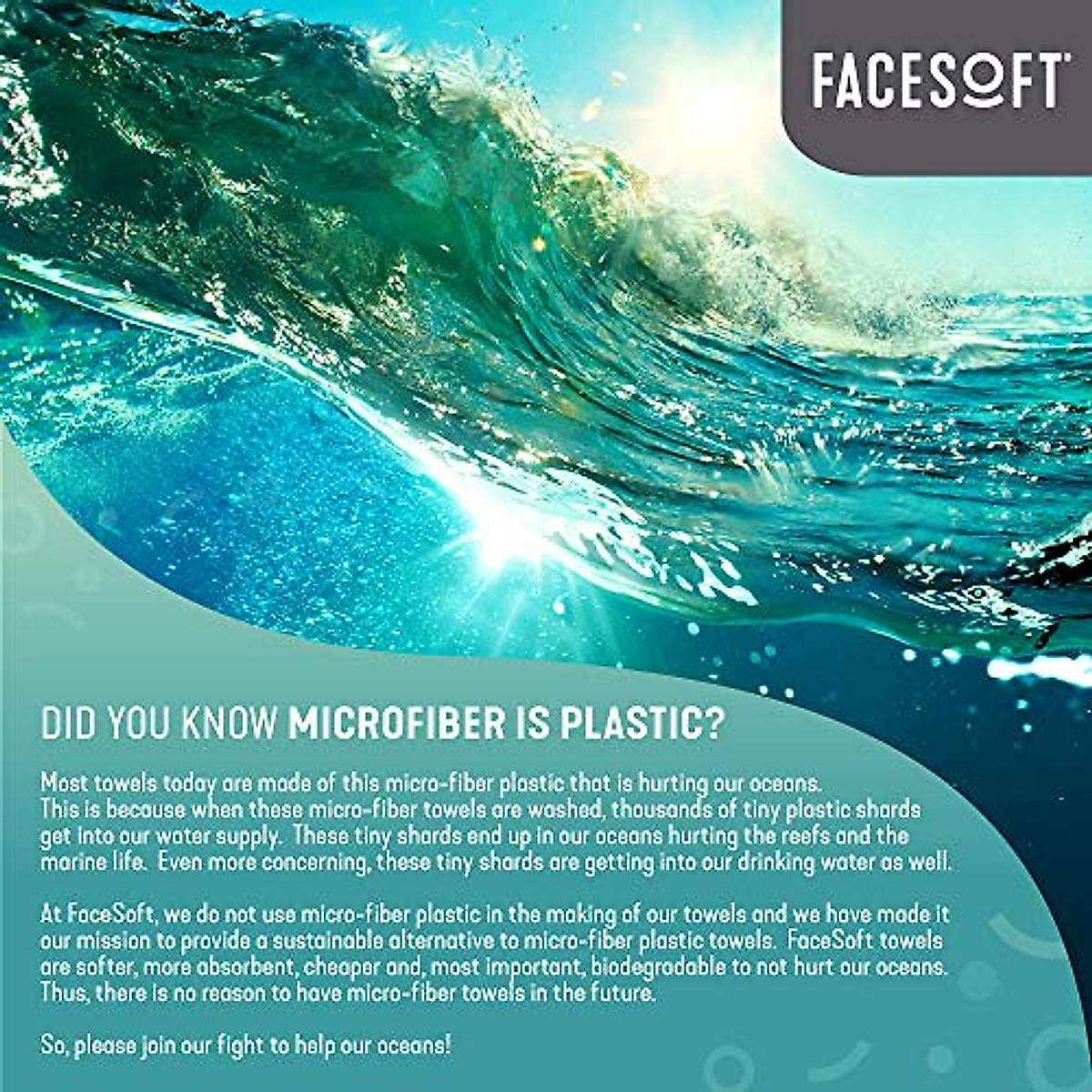 FACESOFT Eco Friendly Gym Towel for Working Out - Soft and Absorbent Cotton Exercise Towel - No Synthetic Microfibers or Plastics - Sweat Towel for Gym, Fitness, Sports, Yoga - Hazelnut - 1 Pc