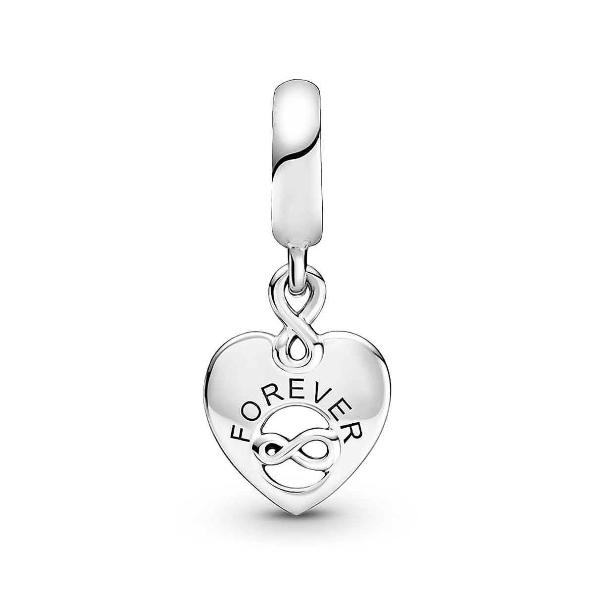 PANDORA Friends Forever Heart Dangle Charm