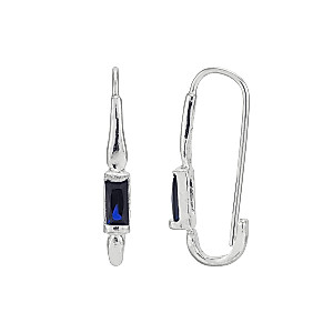 Silpada 'Sparks of Blue' Sapphire Earrings in Sterling Silver