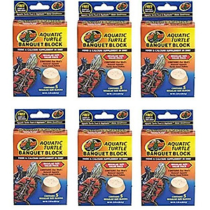 (6 Pack) Zoo Med Aquatic Turtle Banquet Blocks