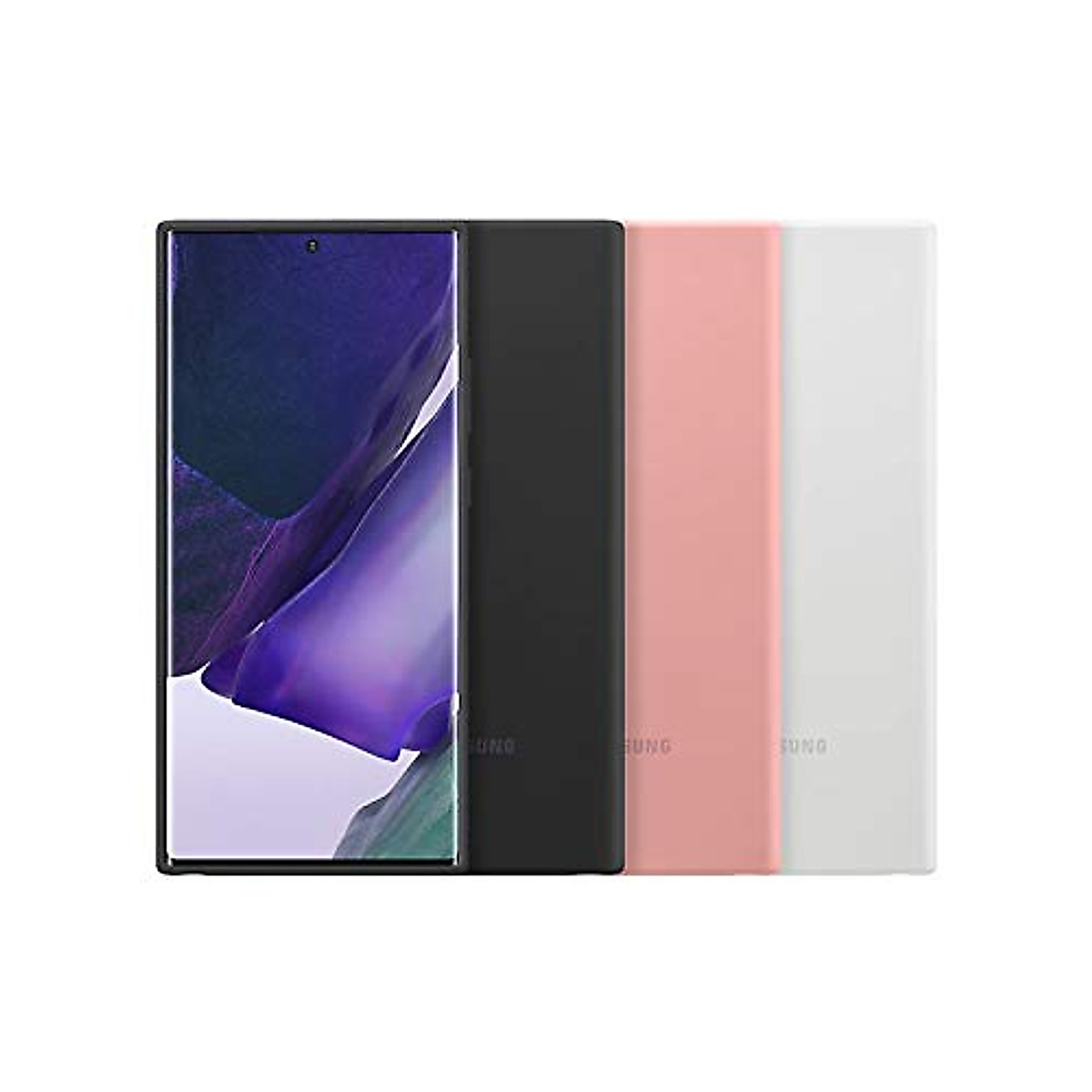 Samsung Official Galaxy Note 20 Series Silicone Cover (White, Note20 Ultra)