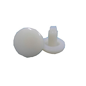 10-3/4" Flat Stem Natural Bumper Glide Patio Outdoor Furniture Chair 727 1/4"