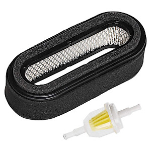 HIFROM GX345 Air Filter Pre Filter 25 050 22-S Fuel Filter Compatible with John Deere LX279 F725 F710 Front Kawasaki 11013-2205 11013-2114 11013-2115 11029-2001 11029-2017 Lawn Mower Air Cleaner