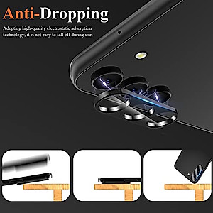 YWXTW 3 Pack for Samsung Galaxy S23 / S23 Plus Camera Lens Protector, 9H Tempered Glass S23/S23 Plus Camera Cover, Anti Scratch, Case Friendly
