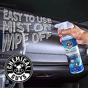Chemical Guys SPI_109_16TI Leather Cleaner and Conditioner Complete Leather Care Kit (16 fl oz) +  SPI22016 Total Interior Cleaner & Protectant, (16 fl oz) 3 Items