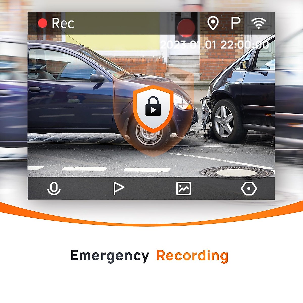 70mai 2.7K UHD Dash Cam Front and Rear A500S, Dual Dash Camera for Cars, Dashcam with APP, Sony IMX335, ADAS, Built-in WiFi GPS, 2'' IPS Screen, WDR, Night Vision, 24/7 Parking Mode, Loop Recording