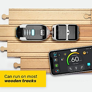 intelino Smart Train Starter Set: Award-Winning Robot Toy Train; App-Based + Screen-Free Drive Modes; 3 Free Apps for Playing and Learning; Programmable with Color Tiles, Scratch & Python; for Ages 3+