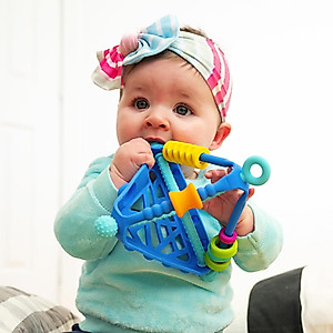 MOBI WIGLOO Baby Sensory Toys from Infants to Toddlers - Baby Toys for Hand Eye Coordination and Developmental Brain Function - Food Grade Silicone - 6 Month Old Baby Toys - Teething Toy