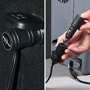 Koolatron 110 Volt AC to 12 Volt DC Power Adapter w/Circuit Breaker, 12V 5A DC Power Converter, Black, 6 Ft (1.8 m) Cord for Portable Devices, Compressor, Car Fridge, and More