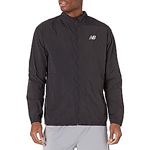 New Balance Men's Impact Run Jacket, Black, Medium