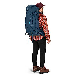 Osprey Kestrel 38L Men's Backpacking Backpack, Bonsai Green, S/M