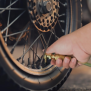 SARDVISA 2-Packs Portable Air Chucks, Solid Metal Closed Ball Air Chuck with 1/4" NPT Standard Quick Plug, Tire Inflator Gauge Nozzle for Air Compressor Accessories