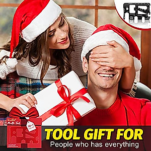 Valentine's Day Gifts for Him Boyfriend Husband, 20-in-1 Credit Card Multitool, Christmas Gifts for Men Who Have Everything, Cool Gadgets for Men Husband, Boyfriend, Grandpa, Adults, Tools for Men