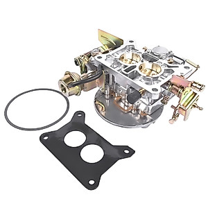 GELUOXI 2 Barrel Carburetor Carb 2100 2150 A800 Replacement for Ford 289 302 351 Mustang Cu Jeep Engine F100 F250 F350 Jeep 360 Cu Electric Choke Carb with Mounting Gasket