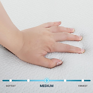 Dkelincs 4 Inch Folding Mattress Trifold Memory Foam Mattress Topper Portable Foldable Mattress for Camping, Guest, Yoga, White(Full Size, 73X52X4)