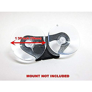 Ramtech 4-Pack Suction Cups Replacement Kit for Radar Laser Detector Windshield Mounts for Beltronics STi Magnesium Construction, STi Magnum 940 955 965 995 GX65 RX55 RX65 V6 V8 V10 V12, SCLD